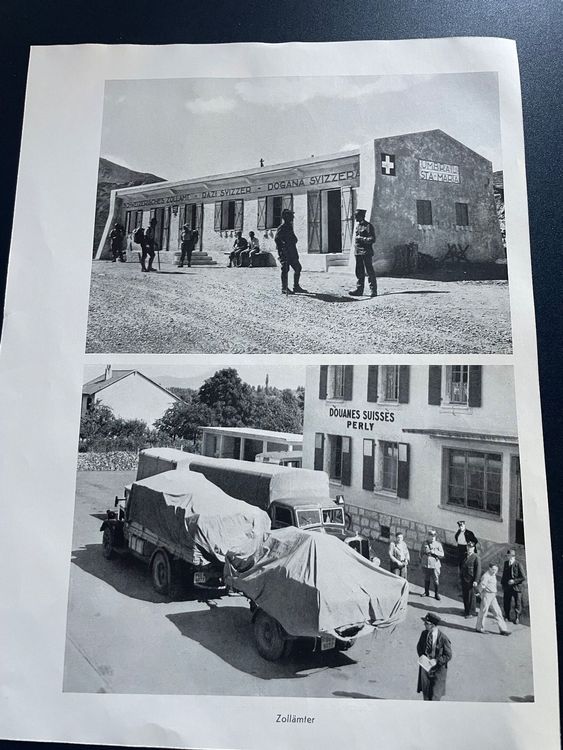 Historisches Foto Schweizer Zoll, SW Foto Zöllner, Saurer | Kaufen auf ...