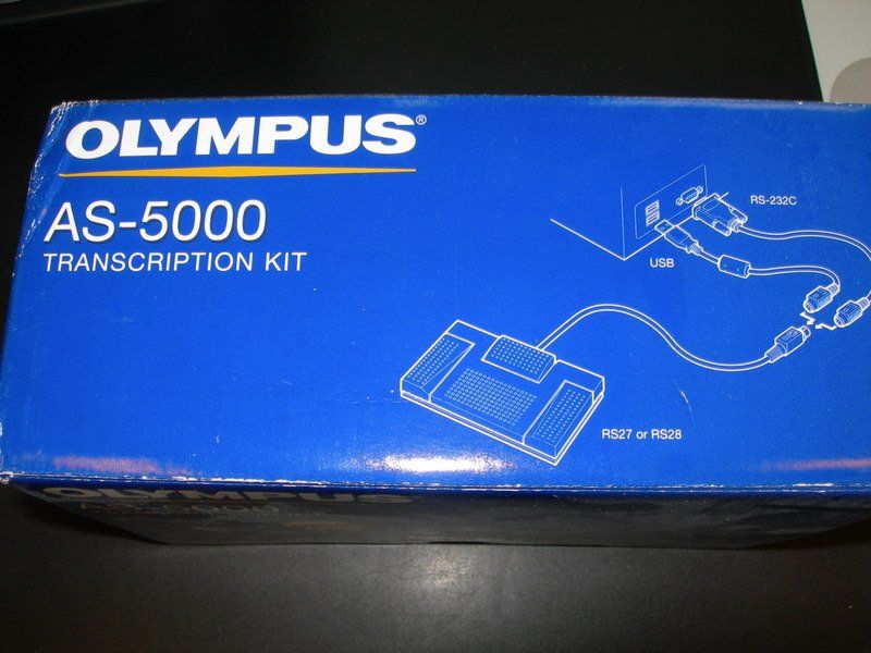 OLYMPUS AS-5000 Transcription Kit (Neu (gemäss Beschreibung)) in ...