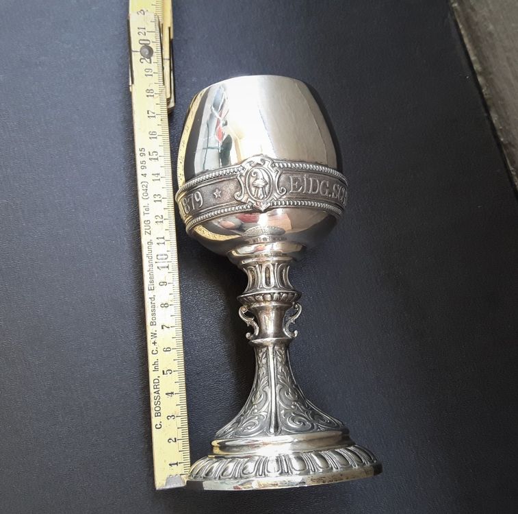 Schützenpokal: EIDG. SCHÜTZENFEST BASEL 1879 (Silber 800) (Gebraucht) in Zürich für CHF 390 ...