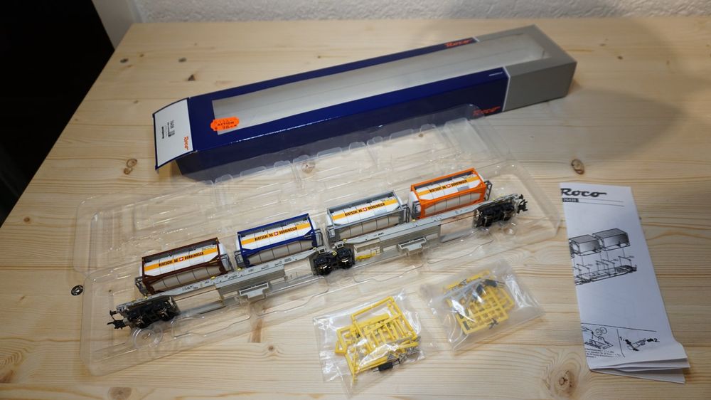 Roco 76438 AAE H0 DC Gelenktragwagen Bärtschi (Gebraucht) in Wangen an ...