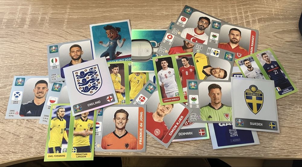Panini EM 2020 Pearl Edition Lot 24x Bilder ohne Doppelte (Gebraucht ...