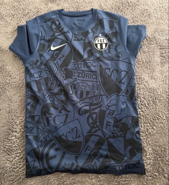 FC Zürich FCZ Nike Trikot Logos Blau (Gebraucht) in Wallisellen für CHF ...