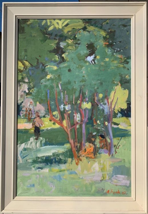 Adolf Funk (1903-1996) grosses Gemälde (Gebraucht) in Root für CHF 90 – mit Lieferung auf ...