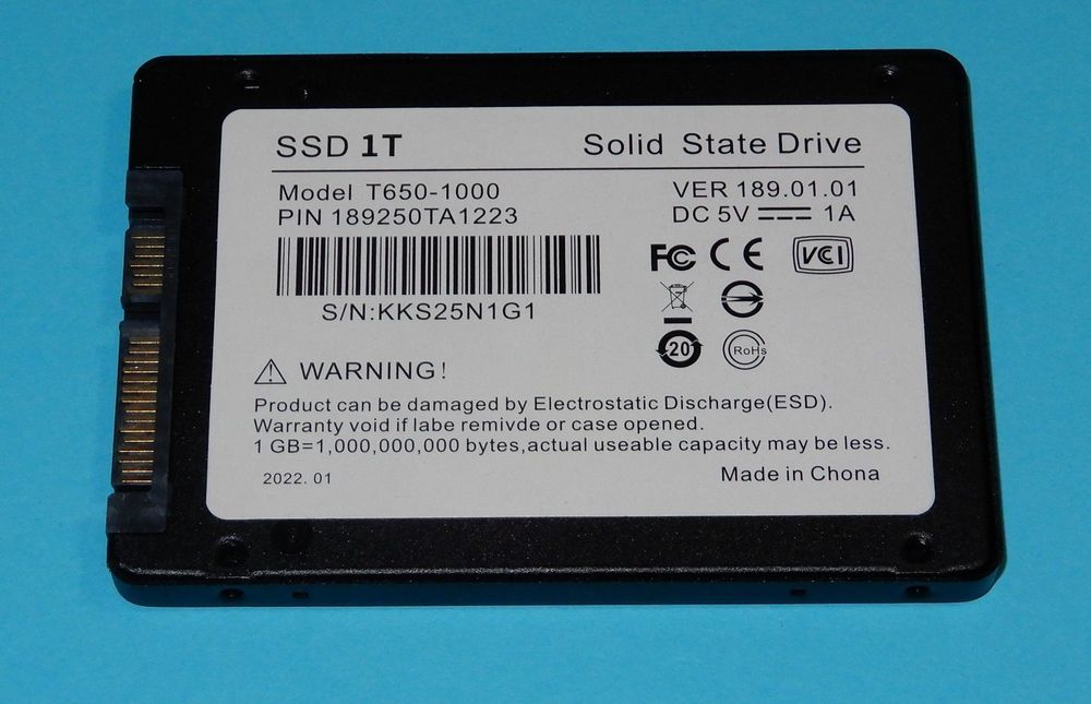 Solid State Drive SSD 1 TB | Kaufen auf Ricardo