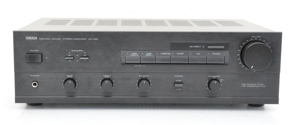 Yamaha AX-430 Stereo Integrated Amplifier (1990) (Gebraucht) in ...