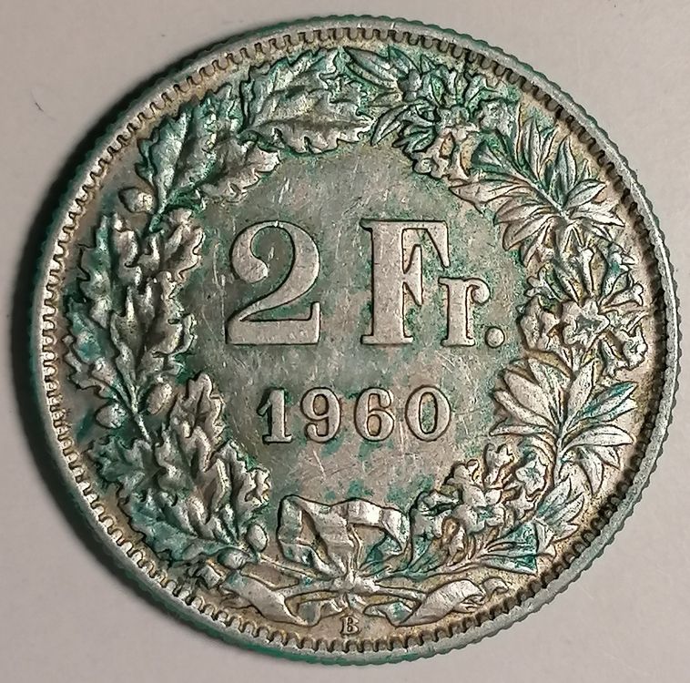 2 Franken Schweiz 1960 (Gebraucht) in Stalden (Sarnen) für CHF 12 – mit Lieferung auf Ricardo kaufen
