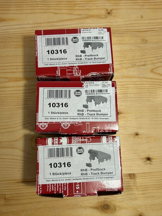 LGB 10316 RhB Prellbock (Neu (gemäss Beschreibung)) in Lampenberg für ...