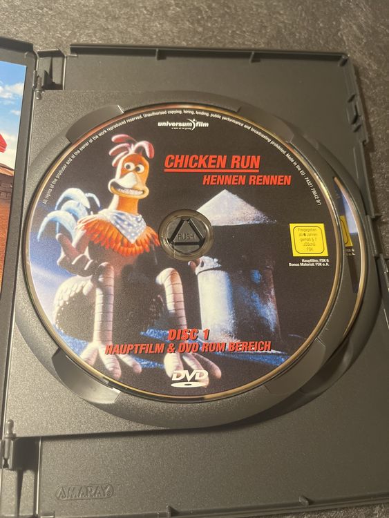 DVD Chicken Run - Hennen Rennen (Neu und originalverpackt) in Oberdorf ...
