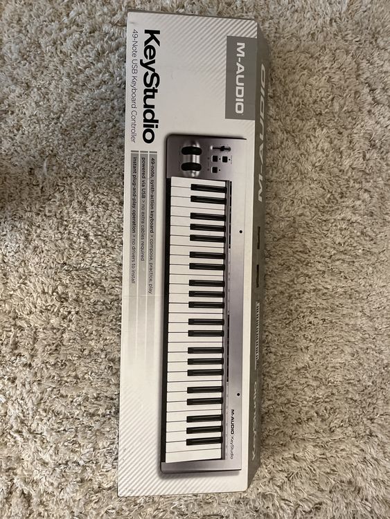 M-Audio KeyStudio 49-Note USB Keyboard Controller (Gebraucht) in Zürich für CHF 35 – nur ...