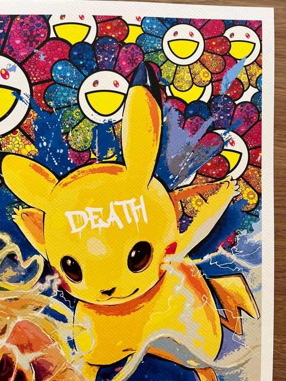 DEATH NYC « Murakami Pikachu » 15/100 (Neu (gemäss Beschreibung)) in ...