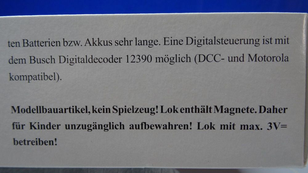 Busch 12006, Feldbahn - Startset, HOf (Neu und originalverpackt) in ...