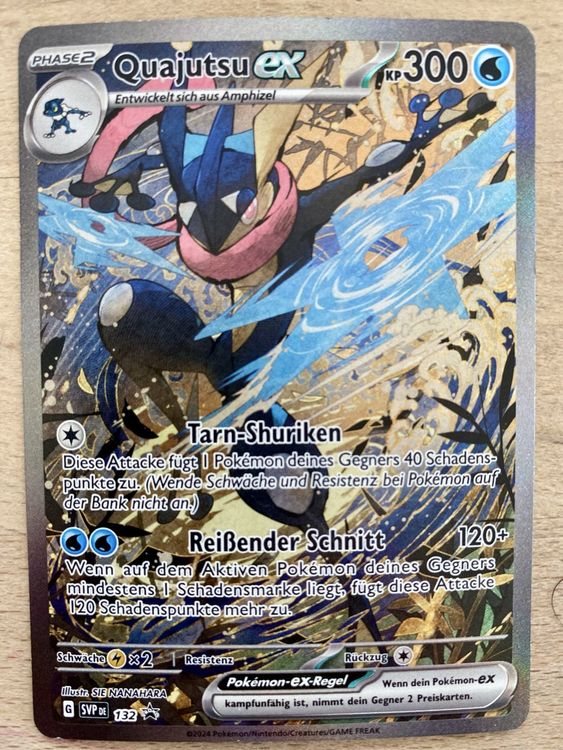 Quajutsu ex holo SVP132 DE / Pokémon (Neu (gemäss Beschreibung)) in ...