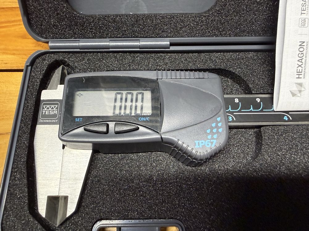 TESA Digitaler Messschieber TESA-CAL IP67, Messbereich: 150m (Neu ...