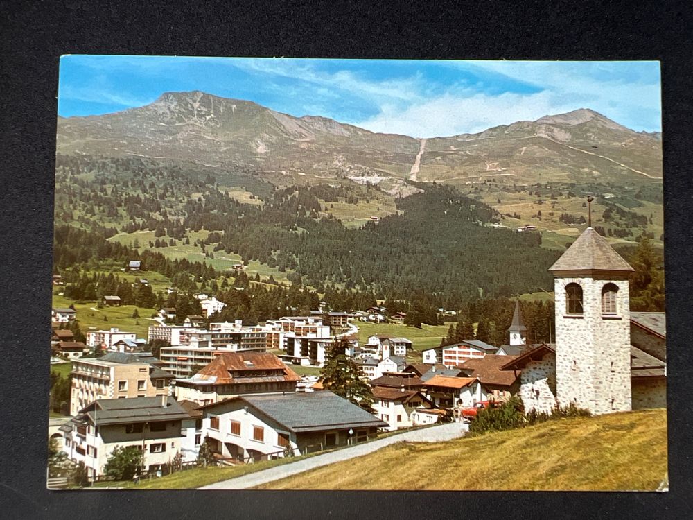 Lenzerheide, 1500 m ü.M. mit Piz Danis und Stätzerhorn | Kaufen auf Ricardo