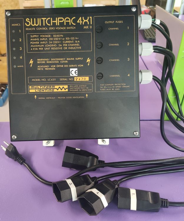 Multiform Switchpac LC4311 4x5A Schalter (Gebraucht) in Hölstein für ...