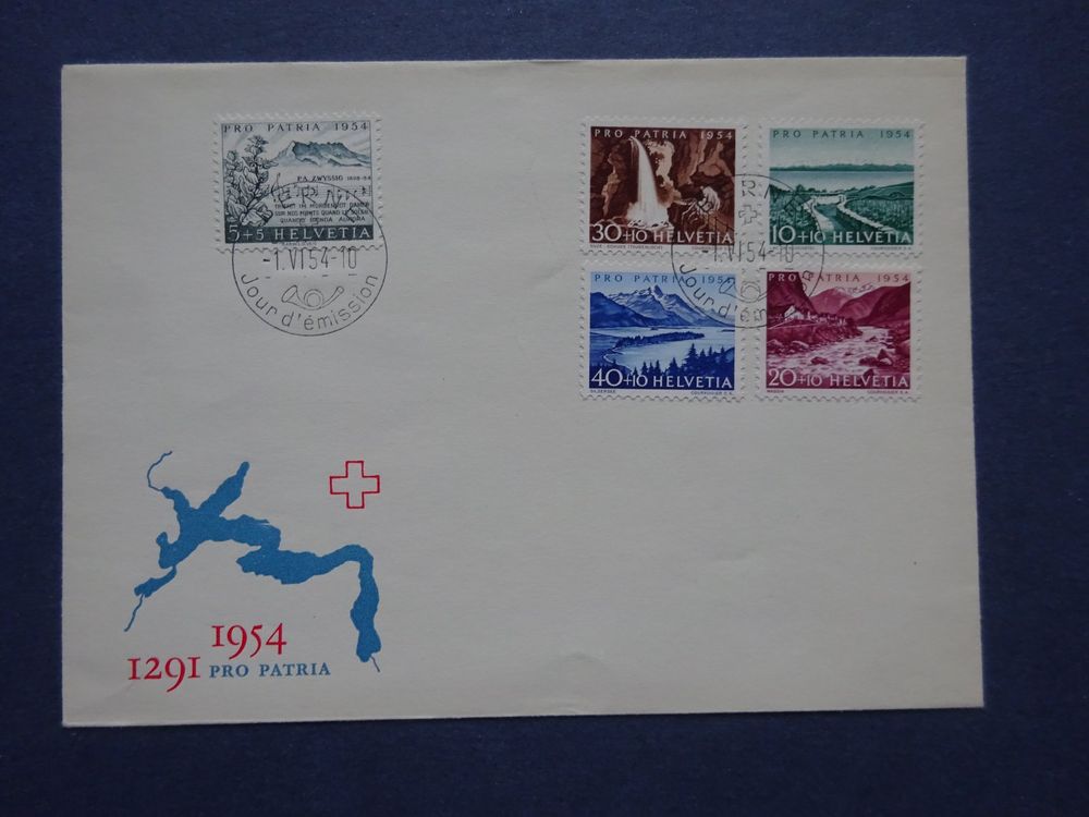 1954 Pro Patria FDC BERNE illustriert Adresslos (Gebraucht) in Appenzell-Steinegg für CHF 399 ...