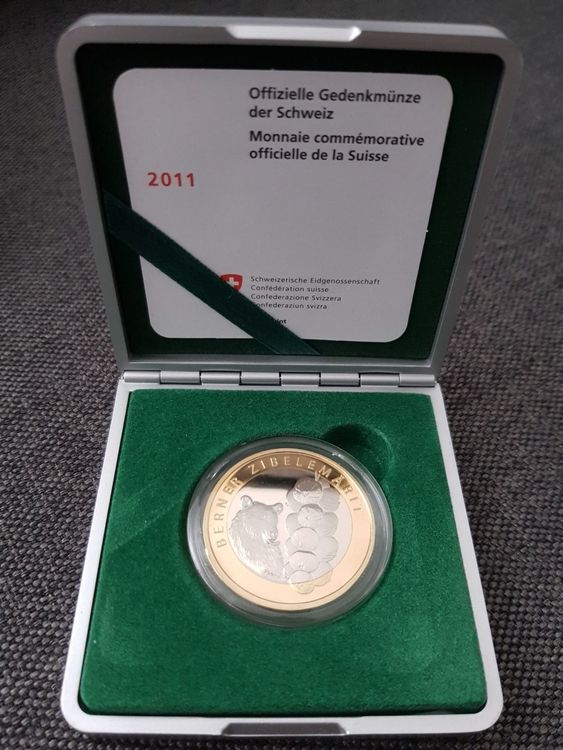 10 Fr. Sonder-Münze 2011 Zibelemärit (Neu und originalverpackt) in Weinfelden für CHF 31 – mit ...