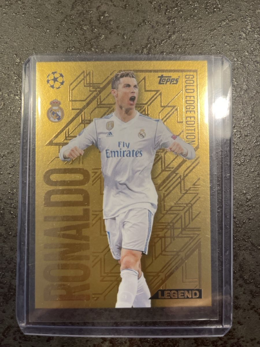 Christiano Ronaldo Gold Edge Edition Champions League Topps (Neu ...