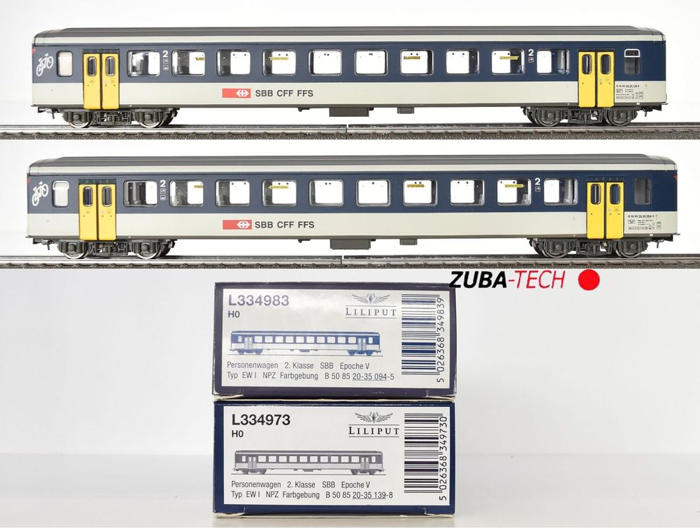 Liliput 2x Personenwagen EW I NPZ SBB H0 GS mit OVP (Neu (gemäss Beschreibung)) in St. Gallen ...