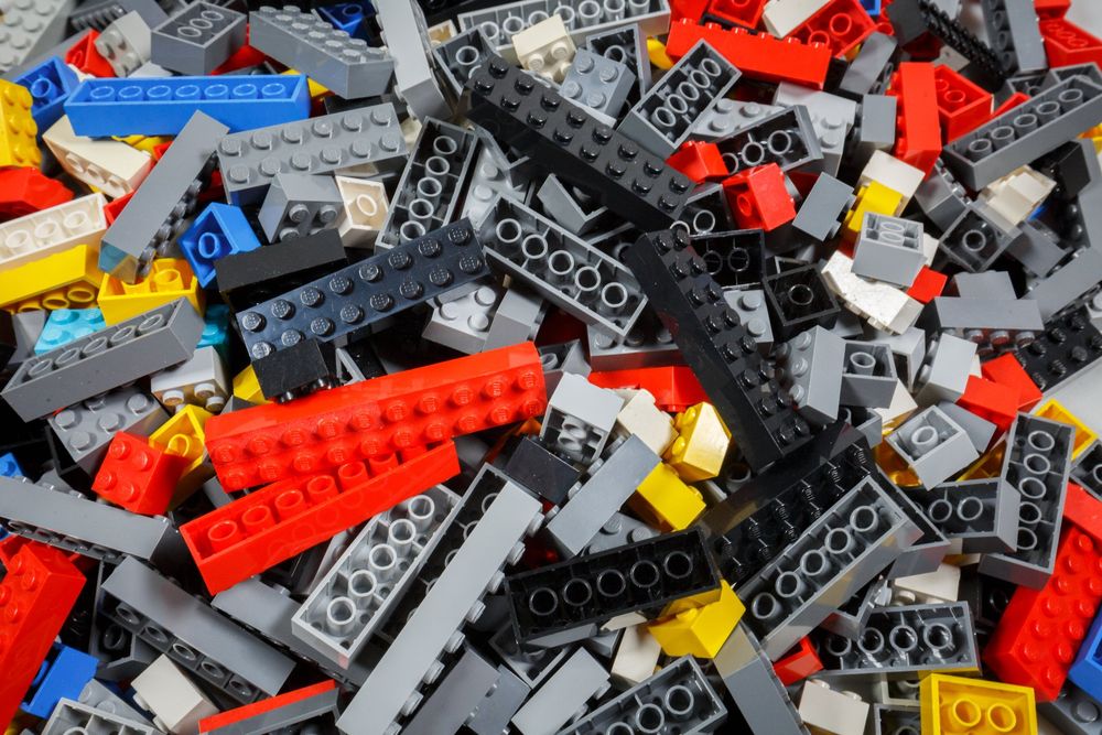 1.5 kg - LEGO Steine in vielen Farben (Gebraucht) in Kleinandelfingen ...