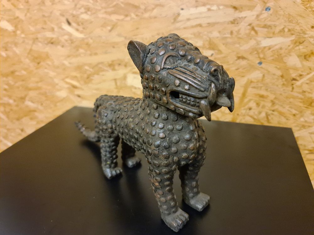 Afrikanische Bronze Benin Leopard | Kaufen auf Ricardo