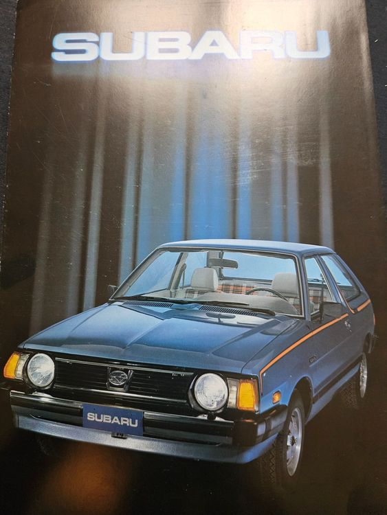 Subaru 1600 SRX 2WD Singback Prospekt ca 1980 xx (Gebraucht) in Flawil ...