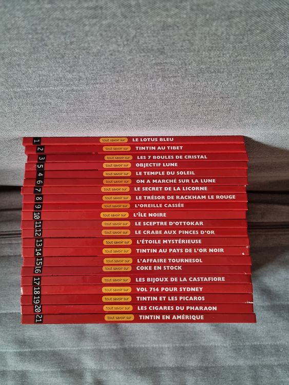 Tintin Collection Tout savoir sur... en 21 volumes | Kaufen auf Ricardo Tintin Collection Tout savoir sur... en 21 volumes | Kaufen auf Ricardo