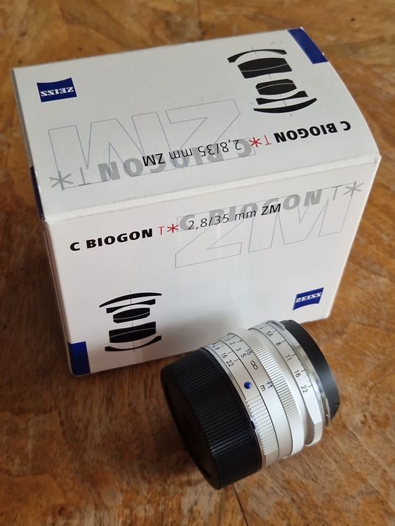 ZEISS Biogon T* F2.8 35mm ZM silber für Leica M (Gebraucht) in Hittnau ...