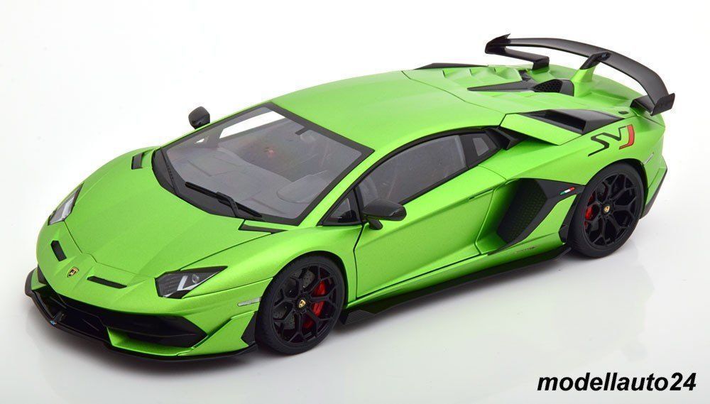 Lamborghini Aventador SVJ Verde Alceo 2019 / AUTOart 1:18 (Nuovo e nell ...