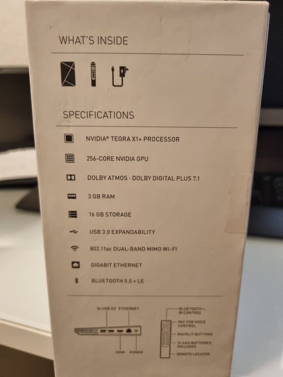 Fast neue Nvidia Shield TV Pro – Komplettset + 2 Controller (Gebraucht ...