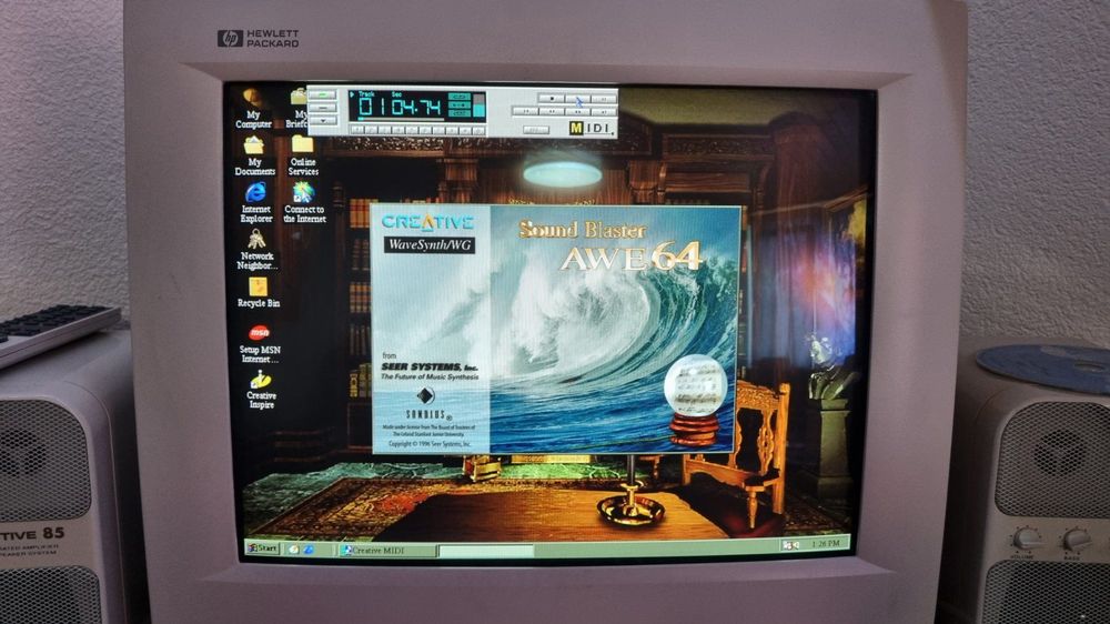 Retro PC PentiumMMX 166MHz, 64mb ram, sound blaster awe64 | Kaufen auf ...