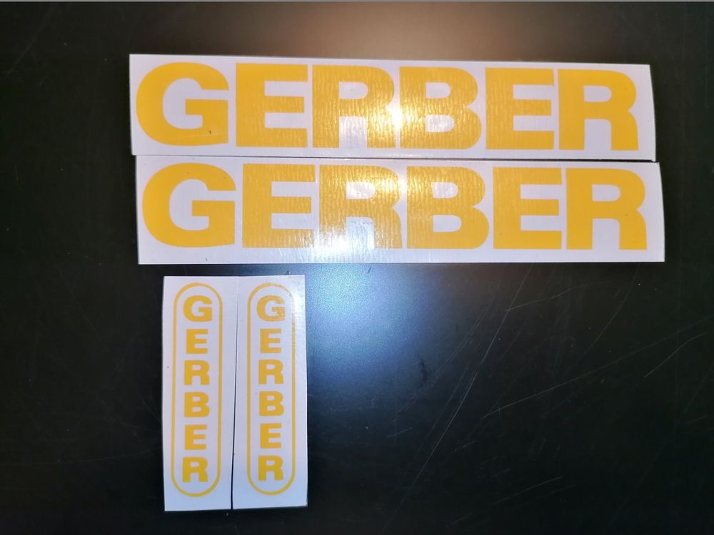 Gerber Sticker Set gelb. Vintage. (Neu (gemäss Beschreibung)) in ...