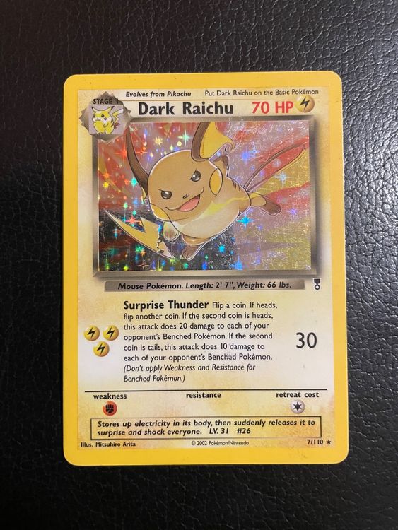 Legendary Collection Dark Raichu holo 7/110 Ab 1 (Gebraucht) in ...