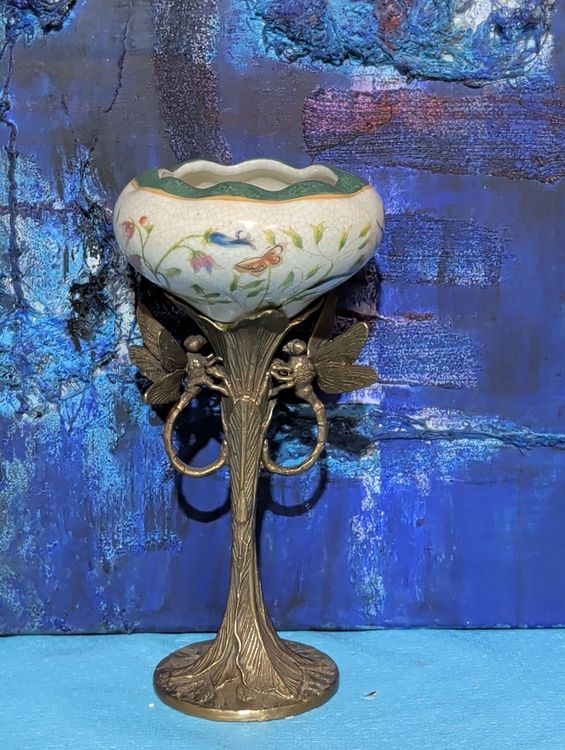 TAFELAUSATZ DEKORATIV PORZELLAN UND BRONZE ART NOUVEAU TOP (D'occasion ...