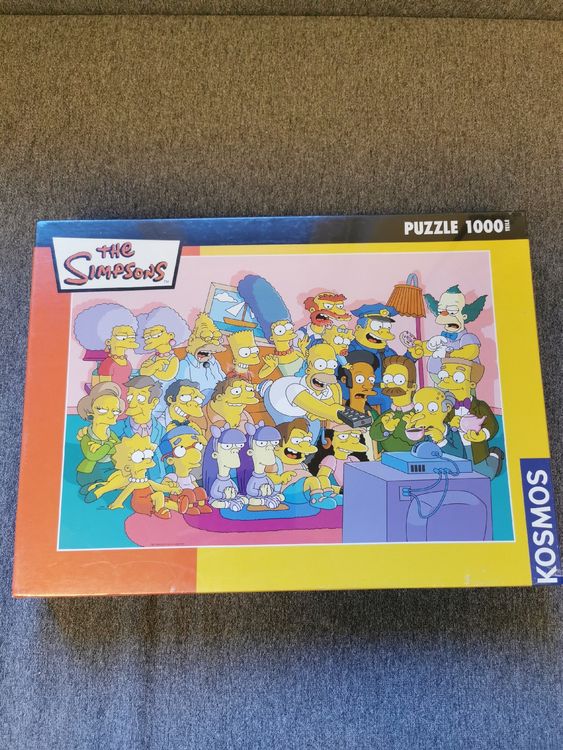 Simpsons 1000er Puzzle originalverpackt (Neu und originalverpackt) in ...