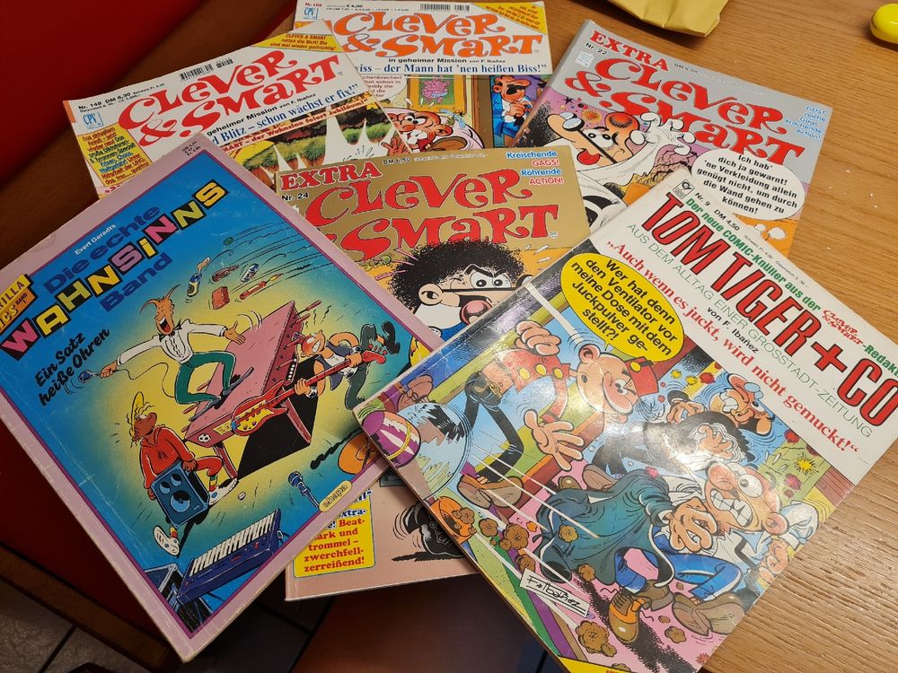 Clever & Smart, Tom Tiger & Co. - Comic-Konvolut 📚🤪 (53) (Gebraucht) in ...