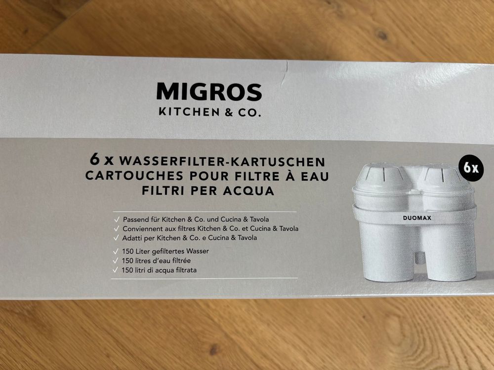 Cartouches filtrantes Migros Kitchen&Co, 6 pièces! (Neuf avec emballage ...