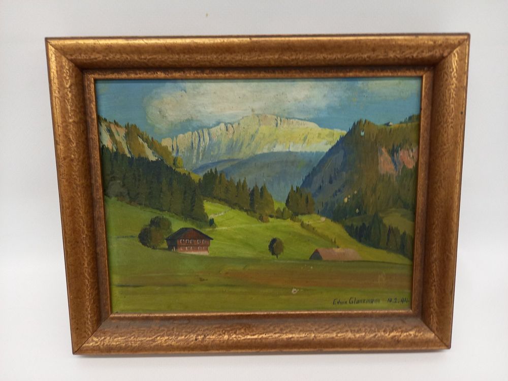 Gemälde Edwin Glanzmann Natur 1944 (Gebraucht) in Toffen für CHF 10 ...