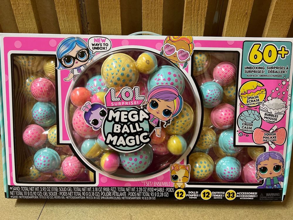 LOL Surprise Mega Ball Magic - 60+ Überraschungen (Neu (gemäss ...