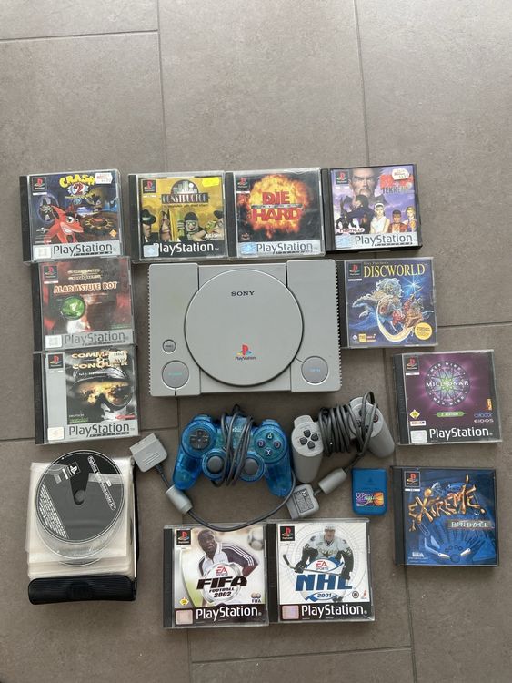 Playstaion One - Ps1 + Controller + diverse Games | Kaufen auf Ricardo