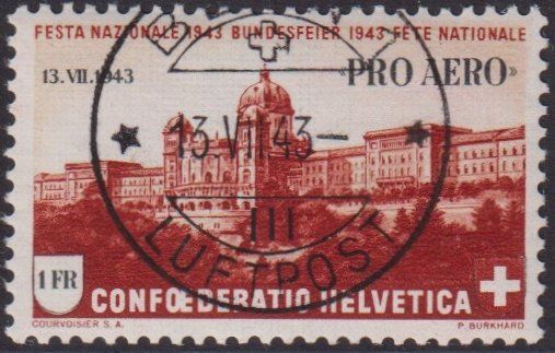 Pro Aero 1943, ET-Vollstempel BERN (Gebraucht) in Aesch LU für CHF 2 – mit Lieferung auf Ricardo ...