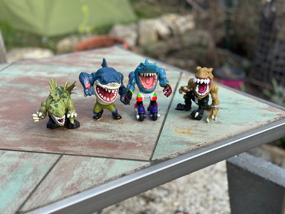 Street Sharks Extreme Dinosaurs Figuren Kultserie 90er Jahre | Acheter ...