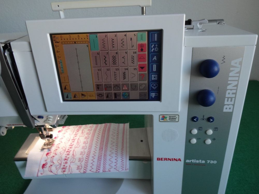 BERNINA Artista 730 mit Stickmodul / 2 Mon. Garantie (Gebraucht) in ...