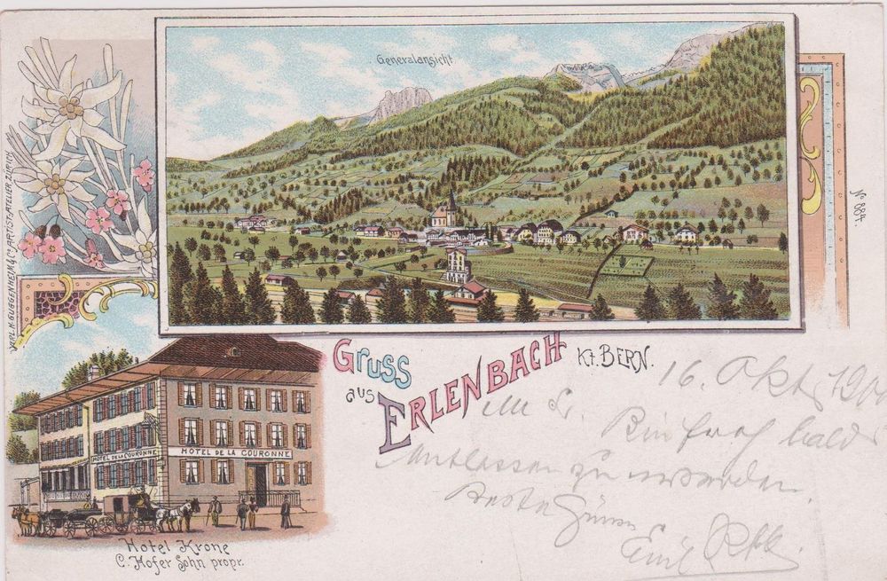 Erlenbach Litho, 1900 | Kaufen auf Ricardo