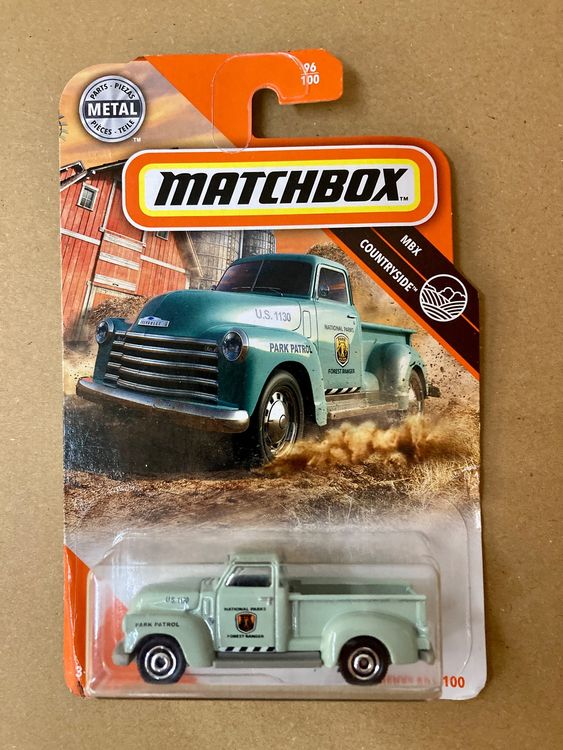 Matchbox 1947 Chevrolet Pickup, National Parks,Forest Ranger (Neu und ...