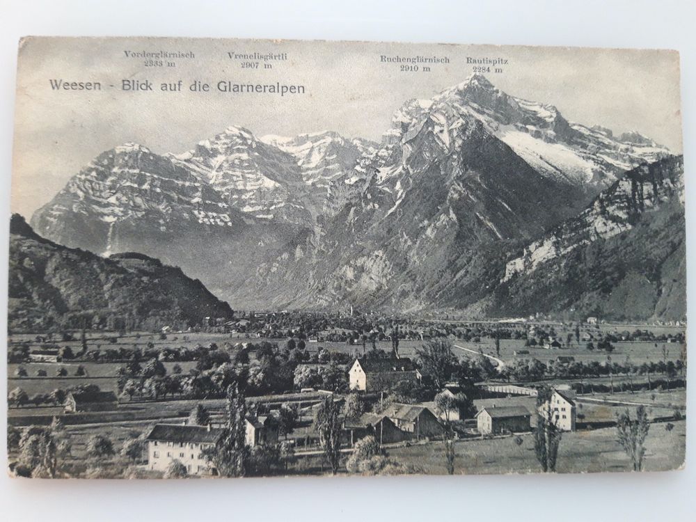 Weesen Blick auf die Glarneralpen (Gebraucht) in Sargans für CHF 7 – mit Lieferung auf Ricardo ...