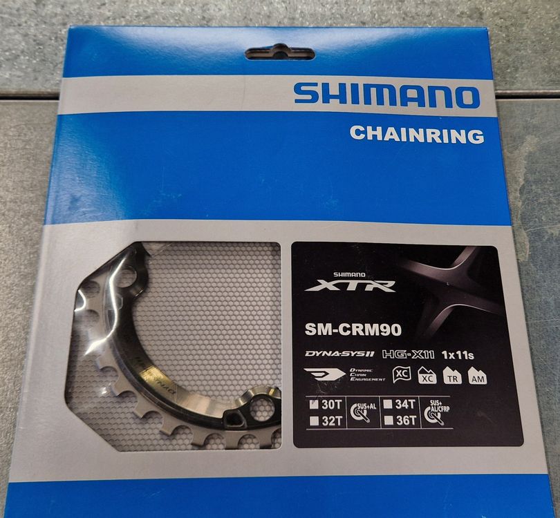 Shimano XTR SM-CRM90 1x11s 30T Kettenblatt (Neu und originalverpackt) in Liestal für CHF 20 ...