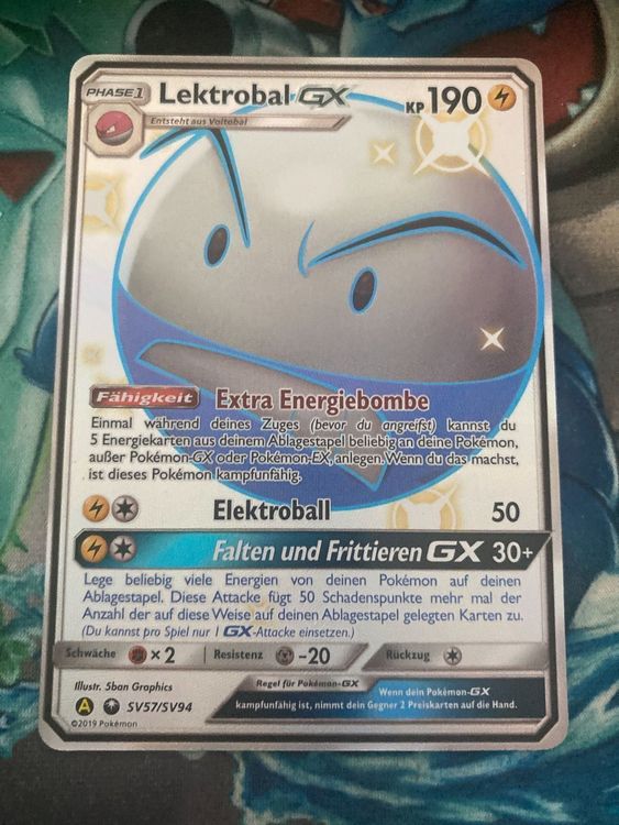 Pokemonkarte Lektrobal GX Shiny (Neu (gemäss Beschreibung)) in Neuhausen für CHF 23 – mit ...