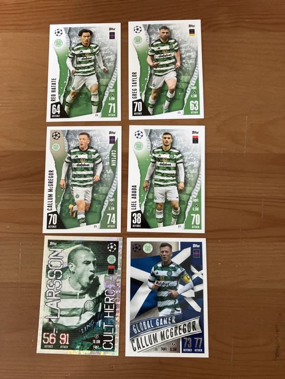 Celtic FC 6 Karten Match Attax (Neu (gemäss Beschreibung)) in Glarus ...