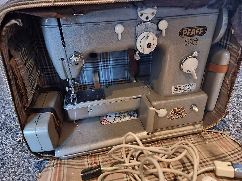 Antike Nähmaschine PFAFF 332 in TOP Zustand !!! (Gebraucht) in Reichenbach im Kandertal für CHF ...